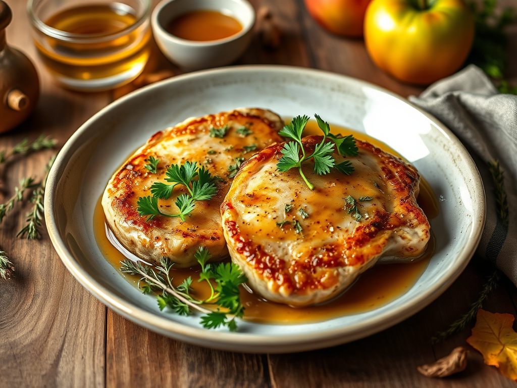 Cozy Comfort: Pork Chops with Apple Cider Sauce – Heirloom Hearth